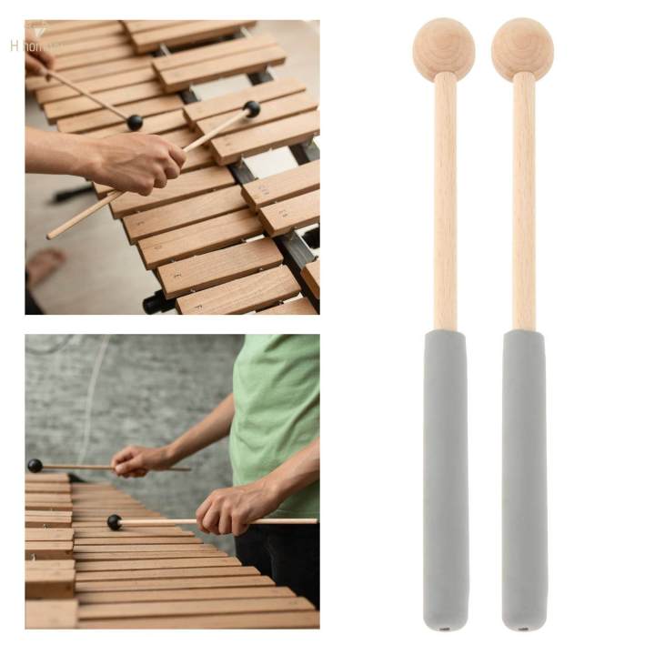 Wooden Marimba Mallets Wooden Head Drum Sticks Student Keyboard ...