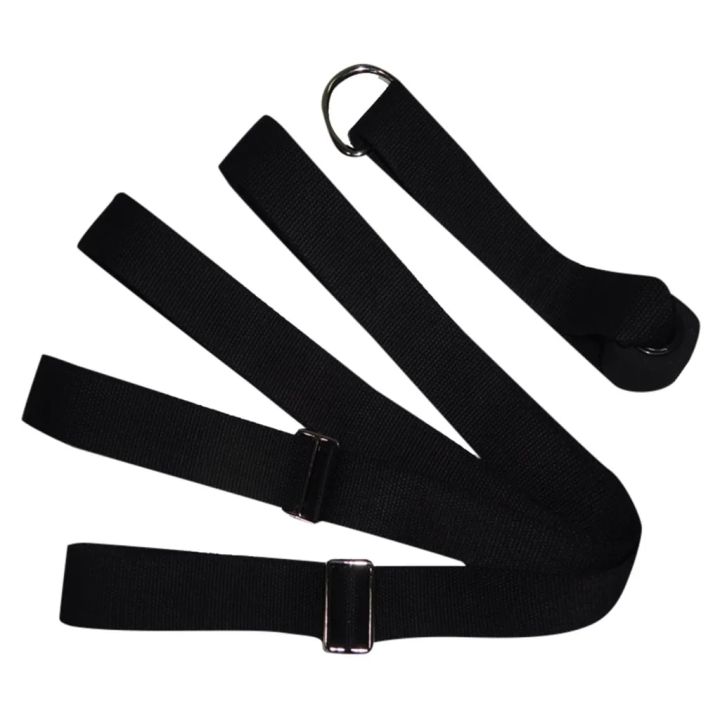 【KuaKe Mall】.Women Yoga Stretch Strap D-Ring Belt Exercise Gym Rope ...