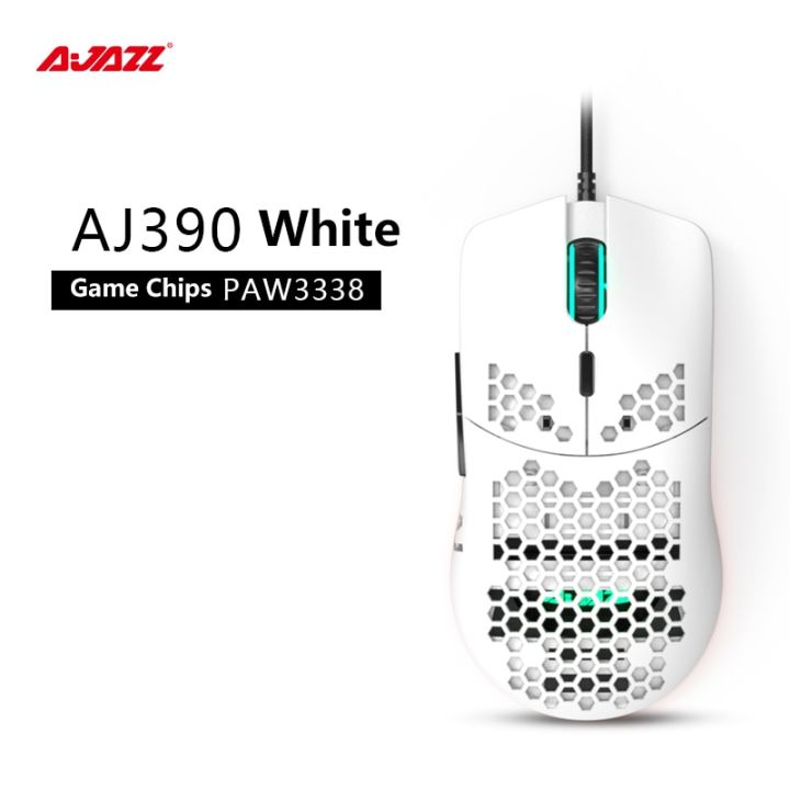 Ajazz AJ390 Gaming Wired Mouse Ultra-lightweight Honeycomb Design ...