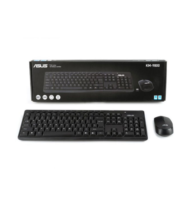 Asus Wireless Keyboard + Mouse Combo KM-9800 | Daraz.lk