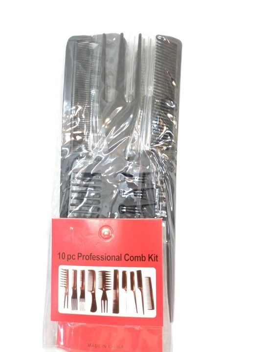 Barber Comb Set Comb Assortment 10 units pack | Daraz.lk