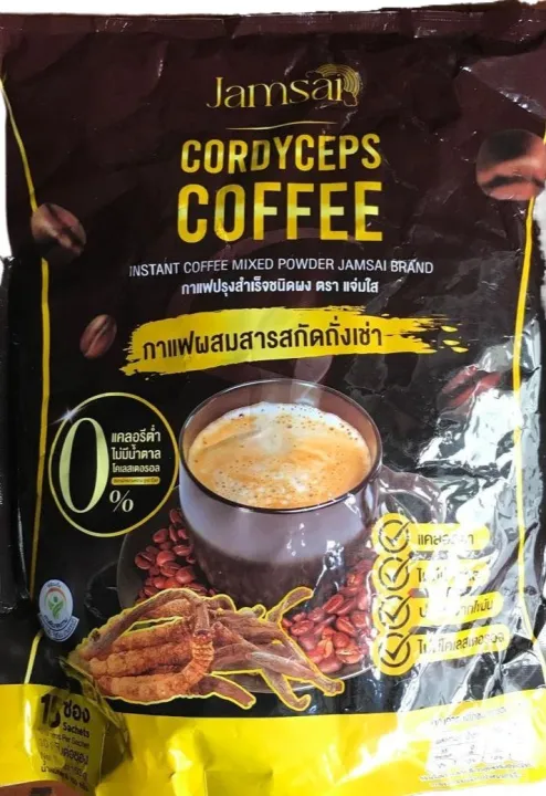 DRINKING Natural Coffee Jamsai jmp5 cordyceps Coffee, Instant Coffee ...