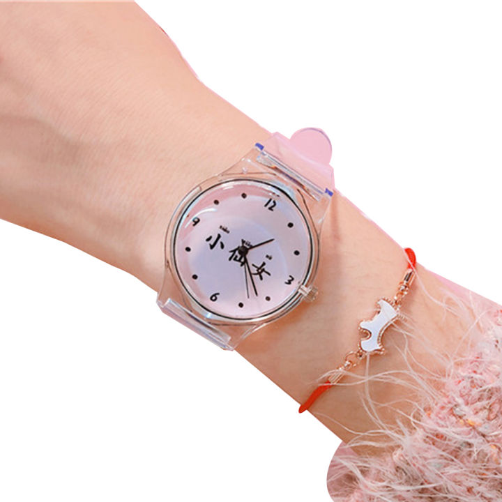 【Exclusive Offer】Fresh Color Girls Chinese Character Round Dial ...