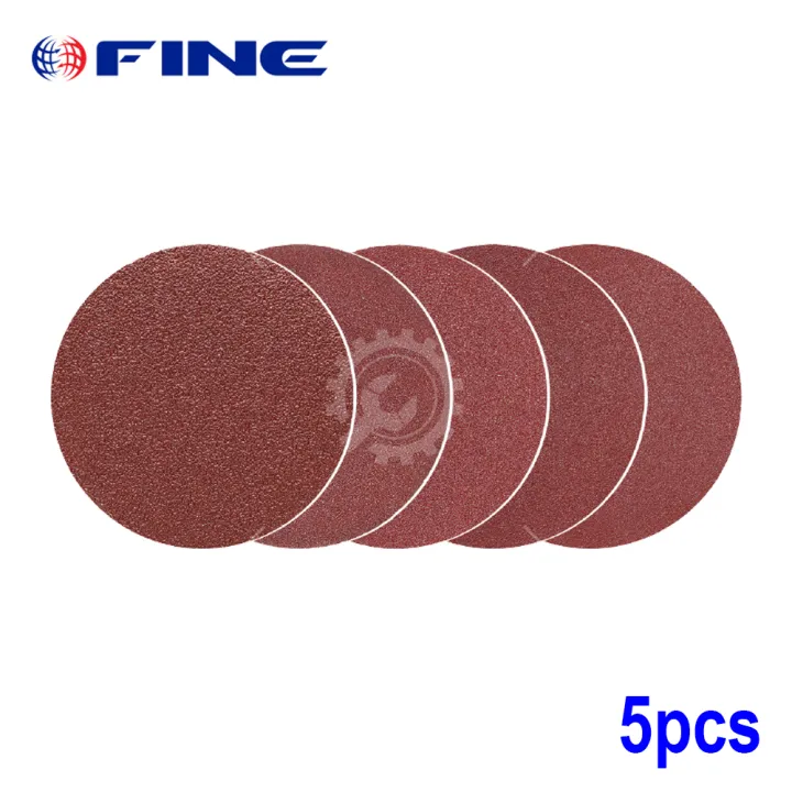 5pcs 4" (100mm) Fine Velcro Paper - Sanding Disc - Grits: 40# to 120 ...