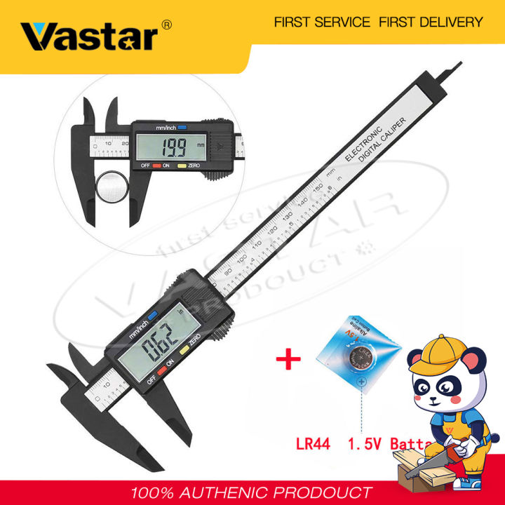 Vastar 6inch 150mm Electronic Digital Caliper Ruler Carbon Fiber ...