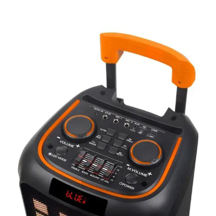 NDR-1098 Double 8 Inch Super Bass 40W Partybox Equaliser Bluetooth ...