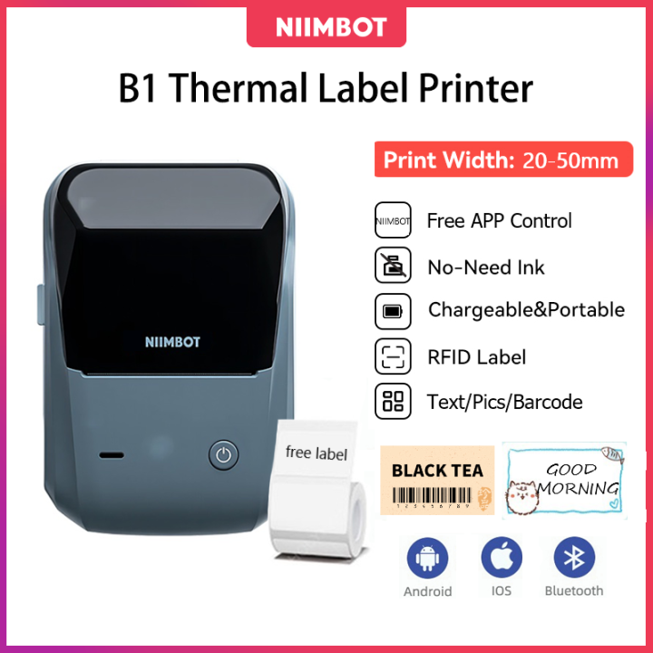 Ink Free Label Printer, Barcode, Food Label, Clothing Tag, Thermal ...