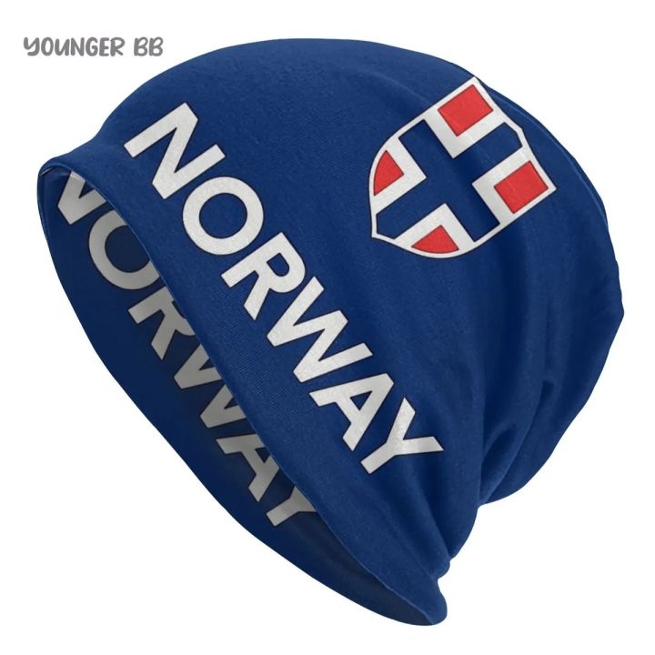 Bonnet Hats Norway Flag Men Women's Knitting Hat Norway Norwegian Flag ...