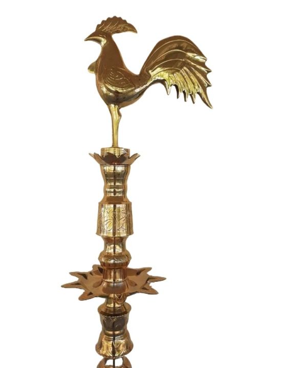Brass Oil Lamp පිත්තල කුකුළා පහන Darazlk