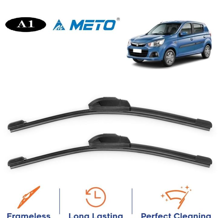 SUZUKI WIPER BLADES - FRONT PAIR, ORIGINAL METO SOFT FRAMELESS | Daraz.lk
