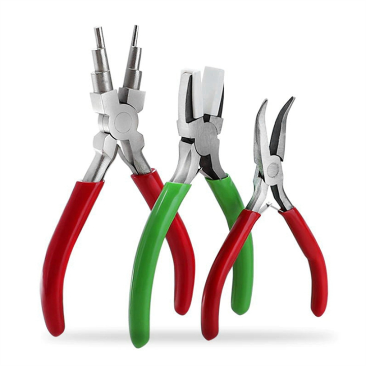 3 Pieces of DIY Pliers Steel Six-Segment Hand Winding Modeling Pliers ...