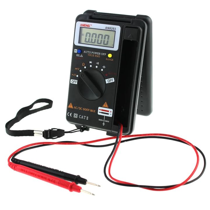 ANENG AN8203 DMM Integrated Handheld Pocket Mini Digital AC/DC ...