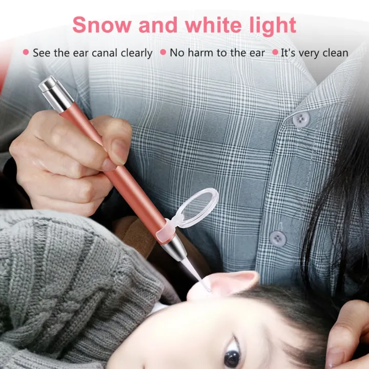 Ear Cleaning Light Ear Cleaner Spoon Earpick Baby Ears Cleaning Tool ...