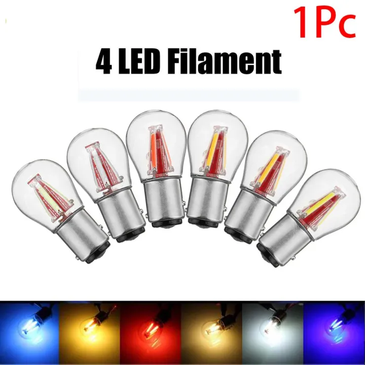 New Turn Brake 1157 BAY15D 21/5W Signal Light Car LED COB Bulb Reverse ...