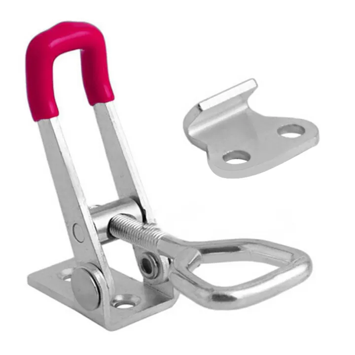 Adjustable Horizontal Cabinet Box Lever Handle Toggle Latch Catch Lock ...