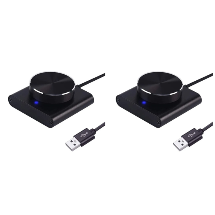 (VDZI) 2X USB Volume Control Lossless PC Computer Speaker Volume ...