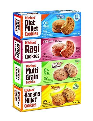 Weleet Assorted Pack Of Multi Grain,Millet,Ragi & Banana Millet ...