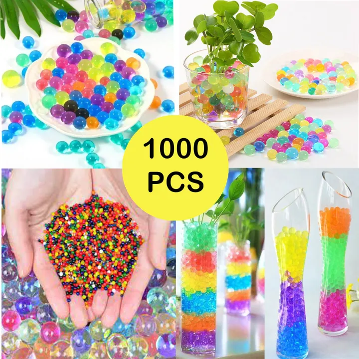 Magic Balls 1000 pcs Magic Water Balls Pearl Crystal Soil Mud Plant ...