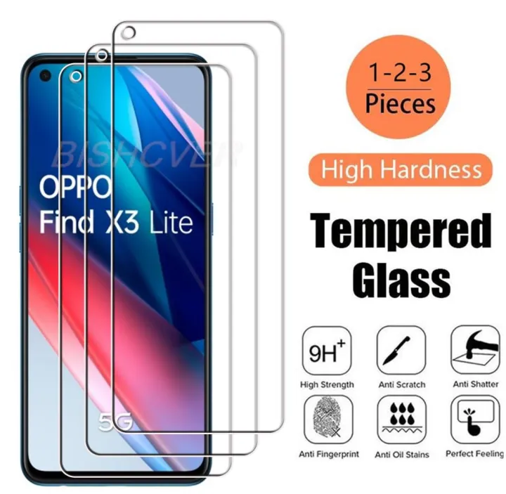 Tempered Glass For OPPO Find X3 Lite CPH2145 6.43 2021 X3Lite Screen ...
