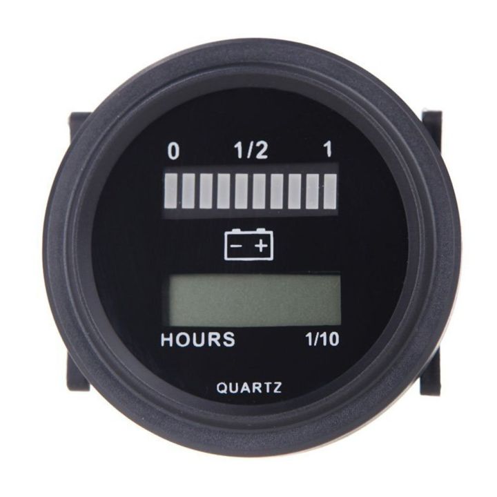 12V/24V/36V/48V/72V LED Digital Status Charge Indicator with Hour Meter ...
