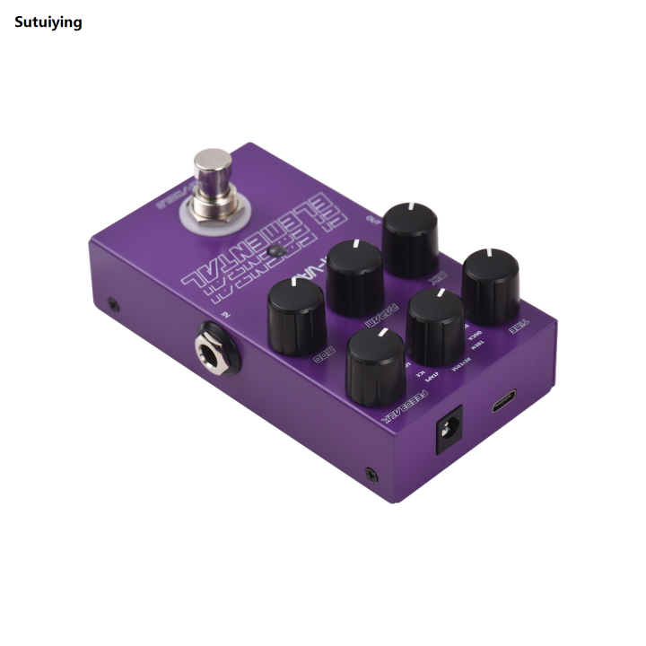 Sutuiying M-VAVE Guitar ELEMENTAL Delay Effects Pedal DC 9V 6.35mm ...