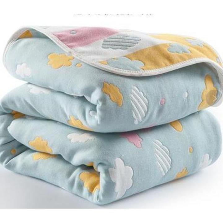 Multi-use Baby Six Layer Cotton Quilt Newborn Swaddle Wrap Breathable ...