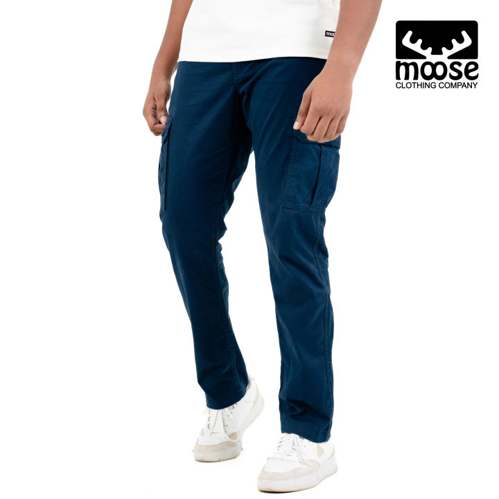 Moose Men’s Cargo Pant – Navy Blue | Daraz.lk