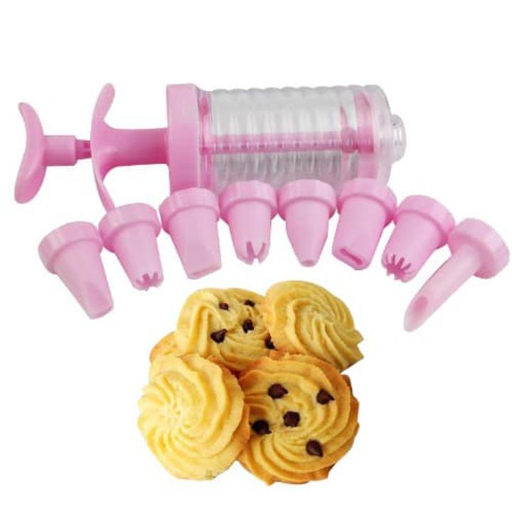 Cookies Press Mold with 8 Cake Nozzles Non-toxic Tool Set Cookie ...