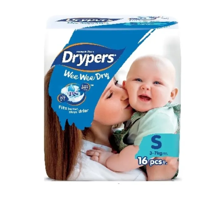 Drypers Wee Wee Dry Disposable Baby Diapers Small 16 Pcs | Daraz.lk