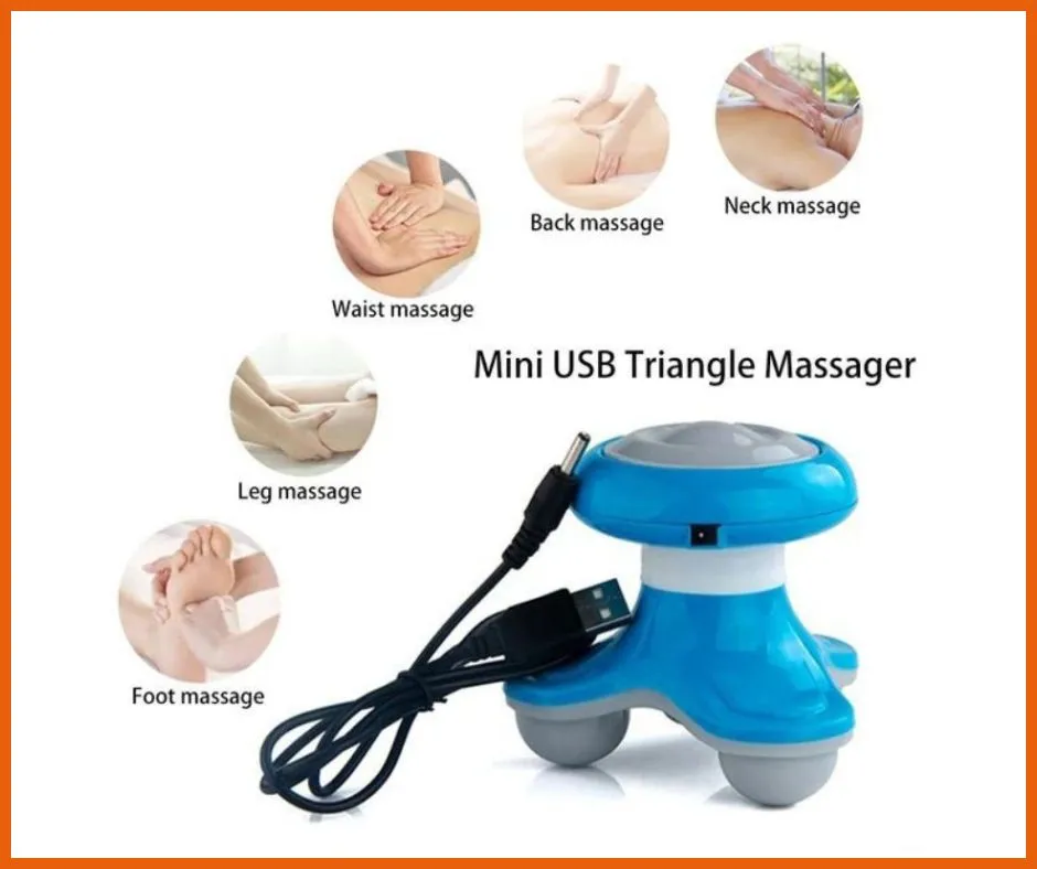 Electric Mini Body Vibrating Massager, Electric Handled Wave Vibrating ...