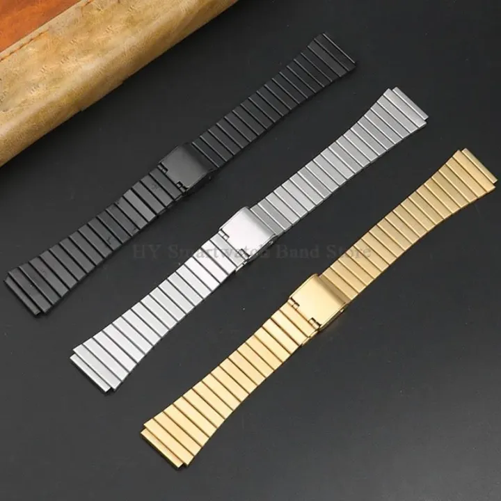 18mm Stainless Steel Metal Bracelet for Casio A158/159/A168/169/B650 ...
