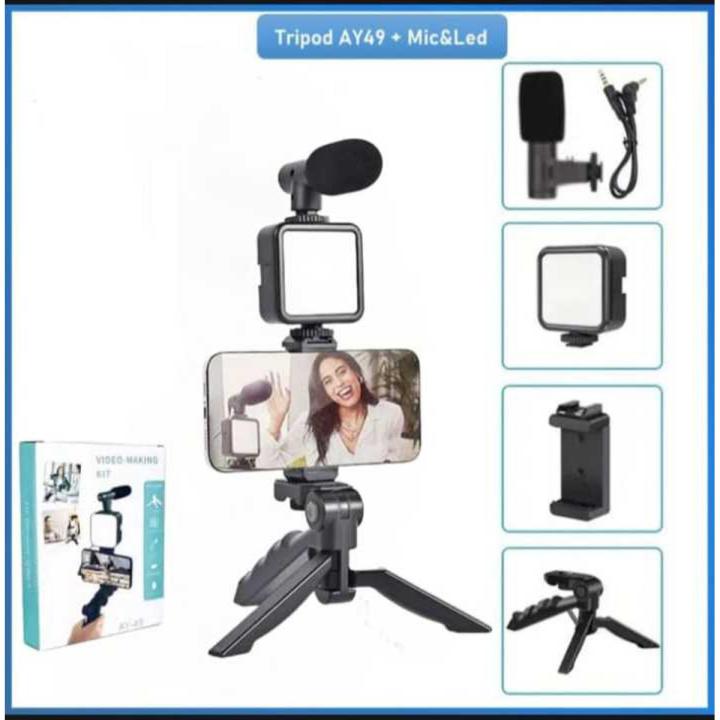 New style Vlogging Video Making Kit AY-49 for Live Streaming Vlogging ...