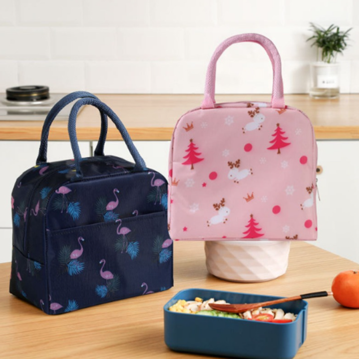 Lunch Box Bag - 23x13x21cm Insulated Tote with 7L Capacity for Portable ...