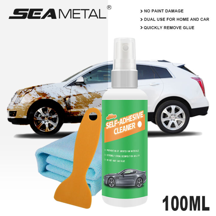 SEAMETAL 100ml Car Sticker Remover Kits Sticky Residue Removal Car ...