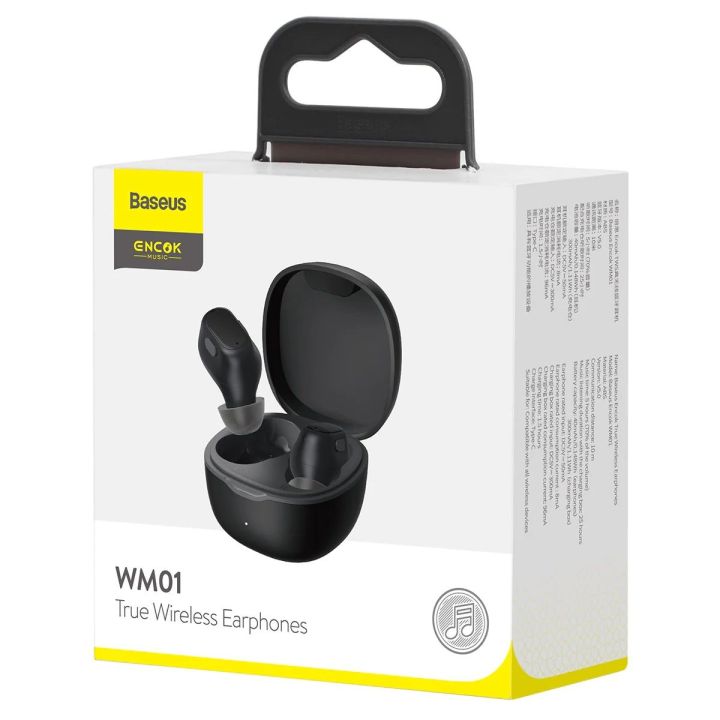 Baseus WM01 True TWS Wireless Earphones Bluetooth 5.3 Earphone HD ...
