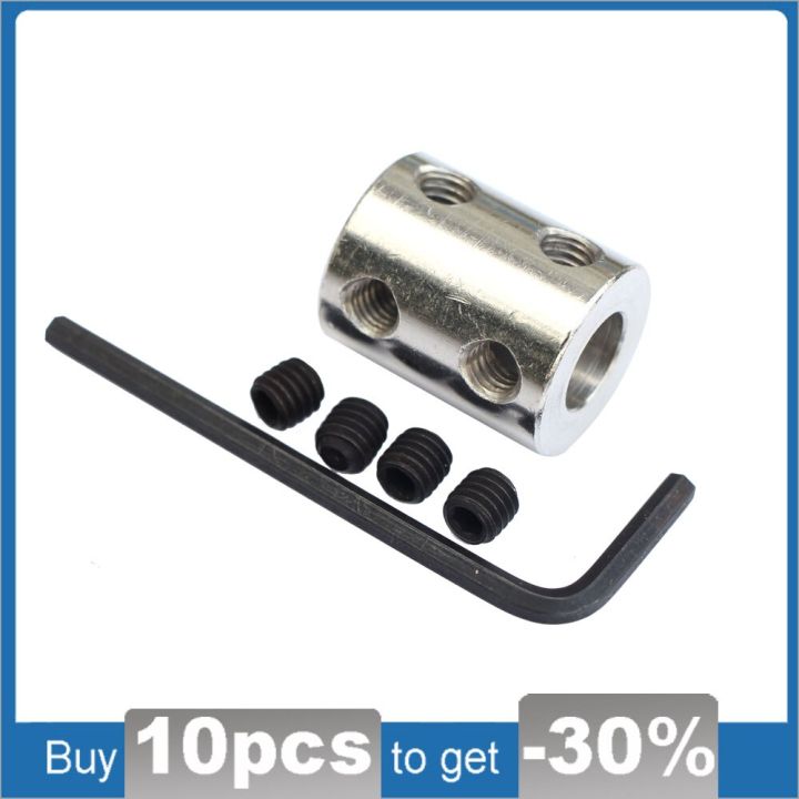 【KAMDSS015】Rigid Steel coupling inner bore diameter 5mm 6mm 7mm 10mm ...