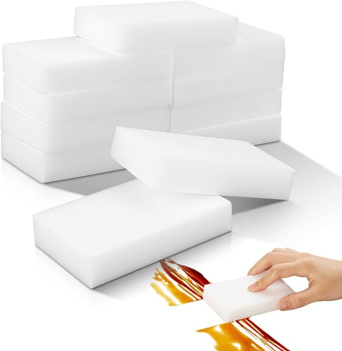 3 Pcs White Magic Sponge Eraser Melamine Cleaner - Melamine Sponges for ...