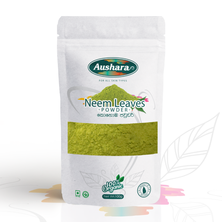 AUSHARA Neem Leaf Powder 100g - Pure and Natural Neem Powder for Skin ...