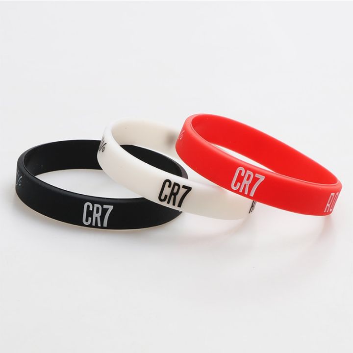 1PCS Football Sports Wrist Strap CR7 Ronaldo Boys Outdoor Sports Rubber ...