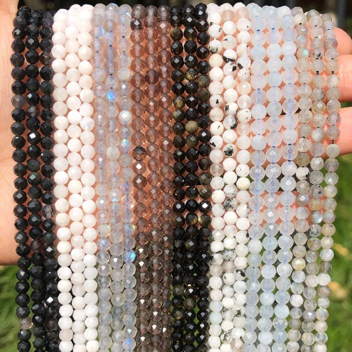 Reading Writing Natural Stone Faceted Labradorite Moonstone Obsidian ...