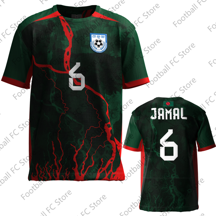 2024 New Season Exclusive Bangladesh JAMAL 6 Premier Soccer Jersey ...