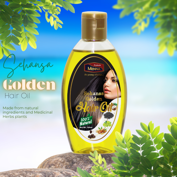 Sehansa Golden Hair Oil 100% Natural Healthy Hair Growth Premium ...