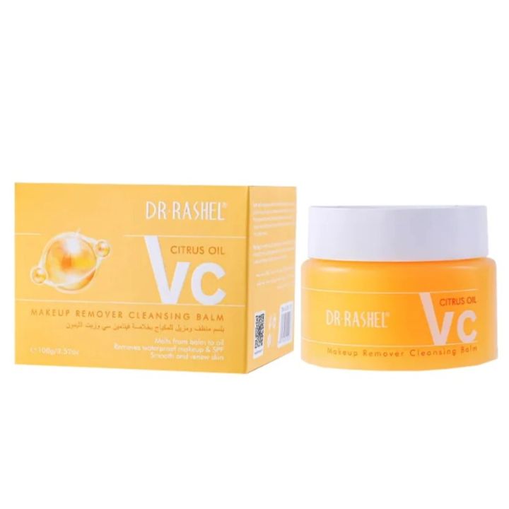 DR.RASHEL CITRUS OIL VC MAKEUP REMOVER CLEANSING BALM 100g | Daraz.lk