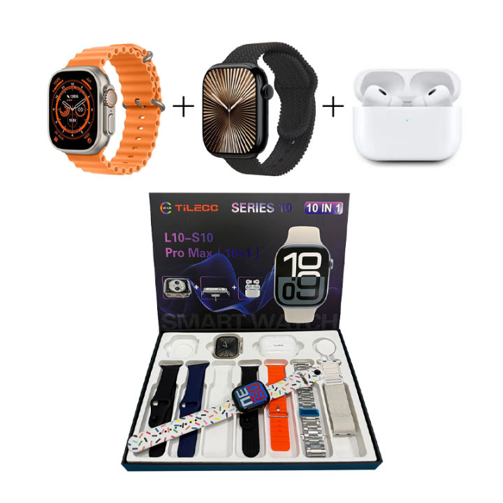 L10-S10 Pro Max 10 in 1 Ultra Smartwatch 2.09inch HD Big Screen ...