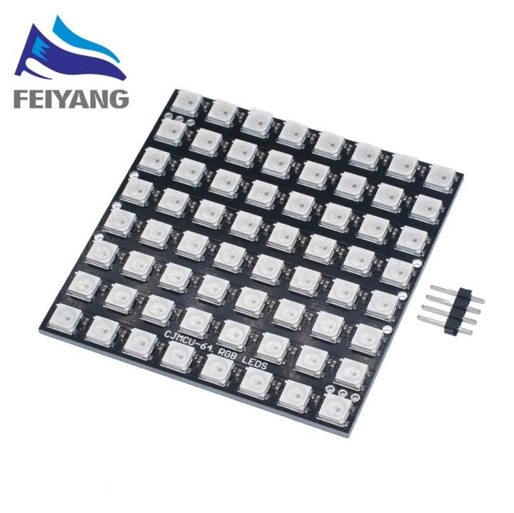 【TianYu Mall】Matrix 8x8 64 DIY GyverLamp WS2812B LED Digital Flexible ...