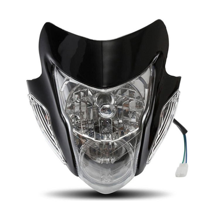 Universal Dirt Bike Ghost Face Headlight Hood Headlight Assembly with ...