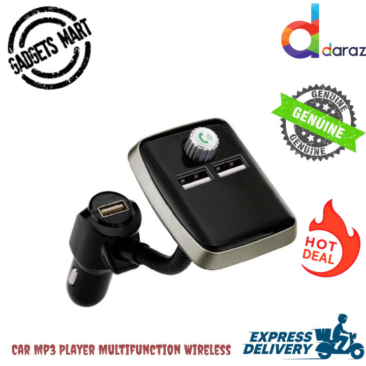 Multifunction Wireless Car MP3 Player Bluetooth | Daraz.lk