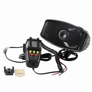 Universal Bike Car Van Three Wheel 7 Sound Alarm VIP Tone 12V Police ...