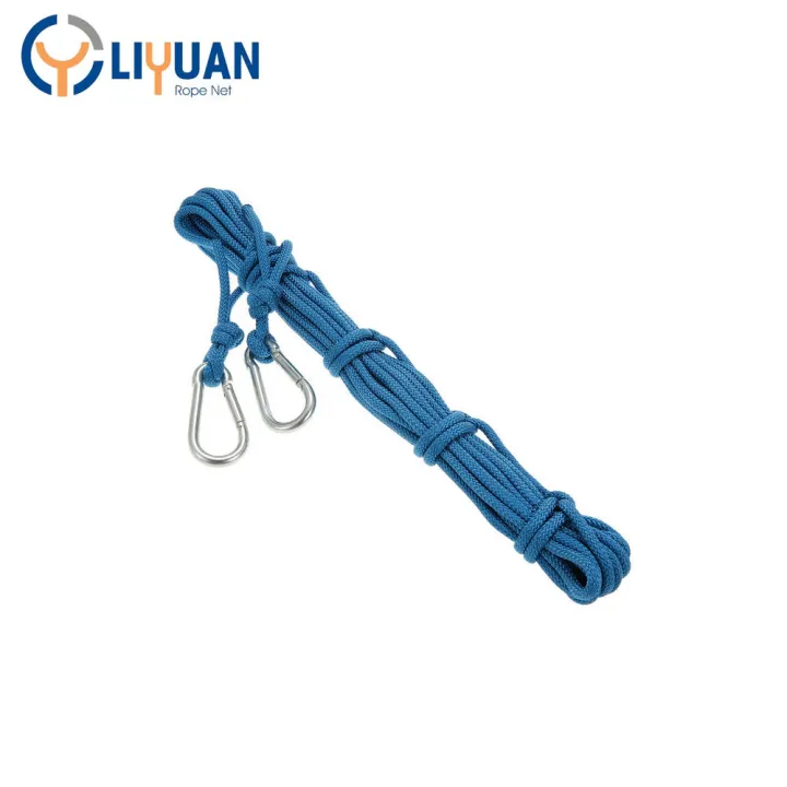 High durable 12 mm nylon rope premium double braided pp Hiking Rope ...