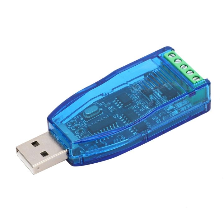 Durable Blue USB To RS485 Converter CH340 Chip Practical Serial Port ...
